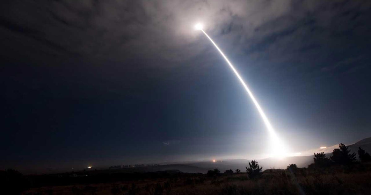 U.S. launches unarmed ICBM from California in test - CBS News