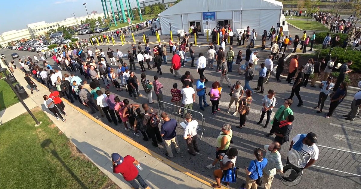 The future of jobs? Thousands descend on Amazon job fairs - CBS News