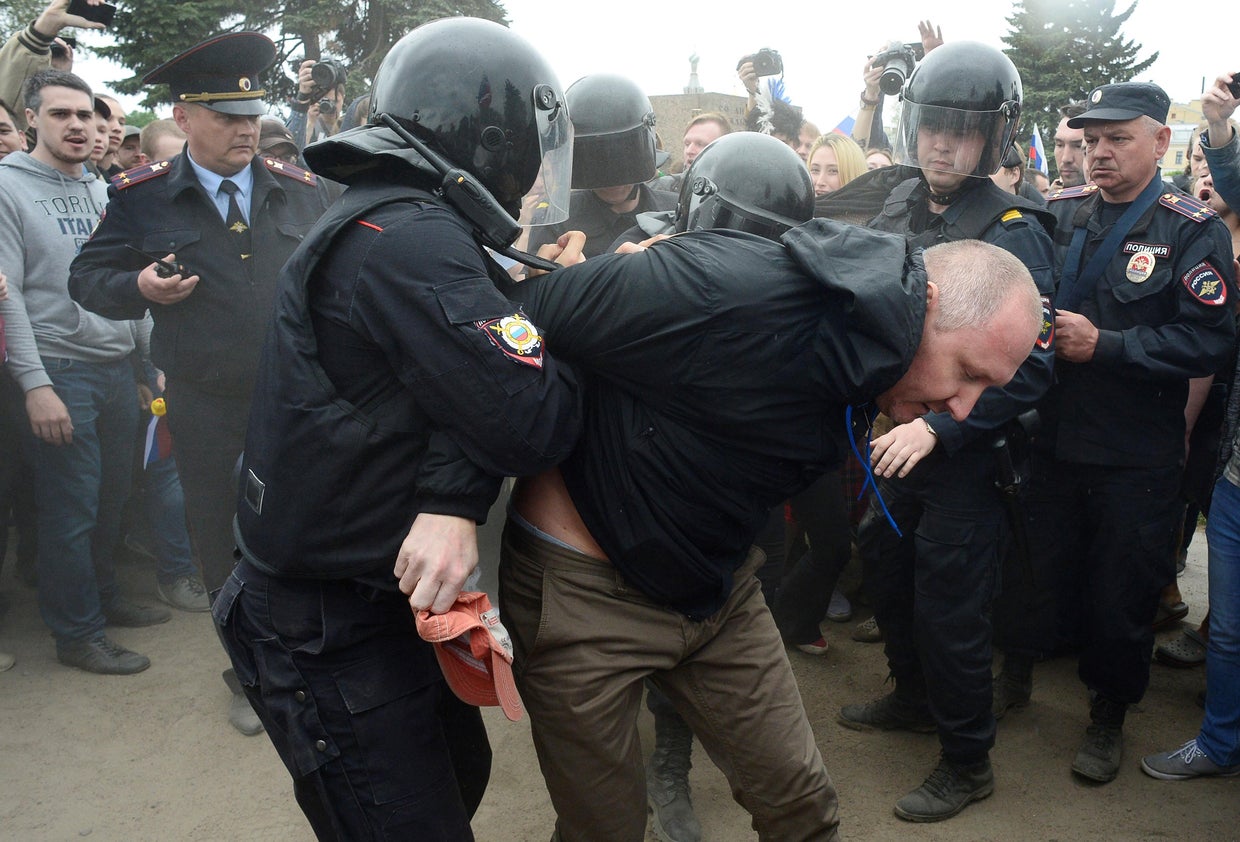 Hundreds arrested in Russia protests
