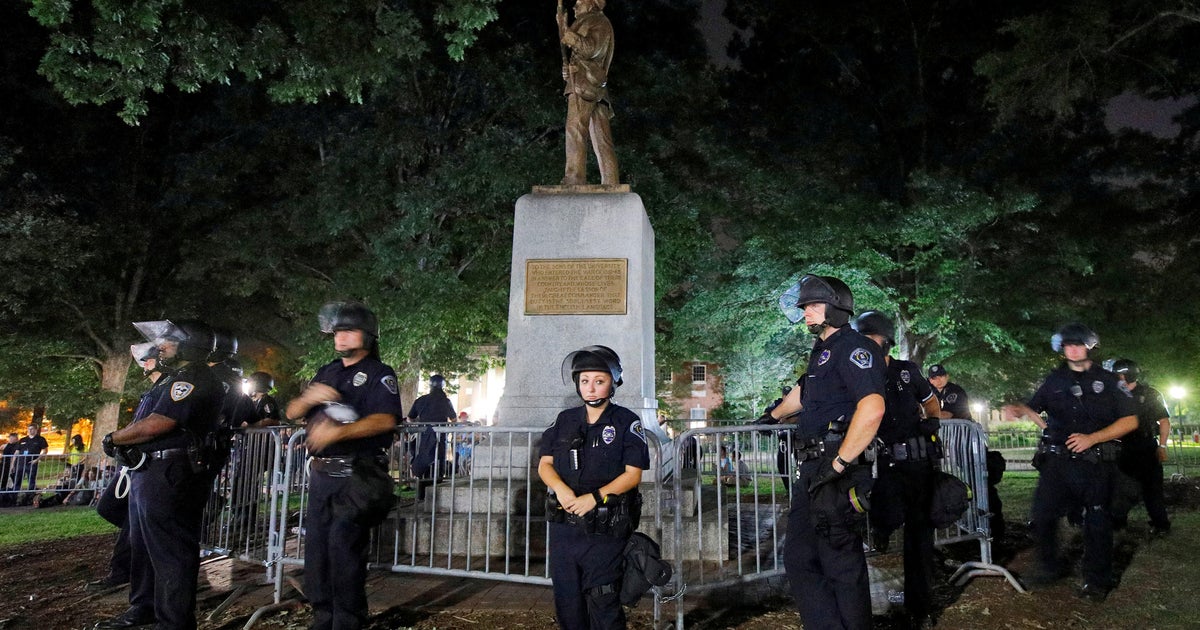 At least 3 arrested as hundreds protest on UNC campus against ...