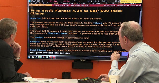 Bloomberg on when a computer should replace a journalist - CBS News