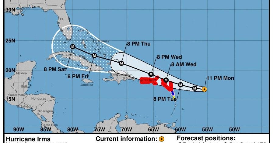 Hurricane Irma Category 4: Florida declares state of emergency -- live ...