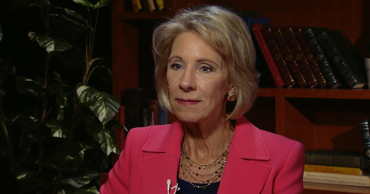 Betsy Devos To Rescind Title Ix Sexual Assault Guidelines Cbs News