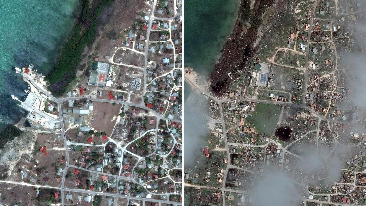 Before & after satellite photos of Hurricane Irma's destruction