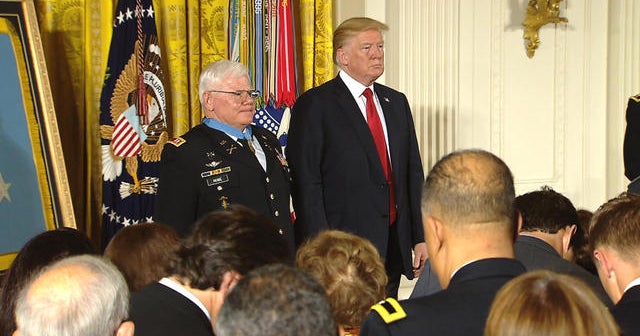 President Trump awards Capt. Gary Rose the Medal of Honor - CBS News
