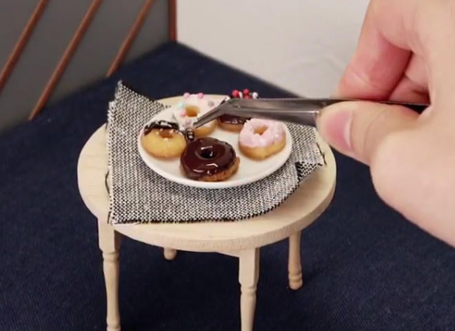 Creating tiny food for "Tiny Kitchen"