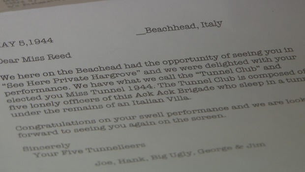 "Dear Donna Reed": Wartime letters to the Hollywood star - CBS News