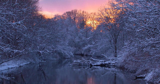 Nature: Snow in Rhode Island - CBS News
