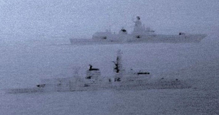 British navy shadows Russian warship, spy ship near U.K. waters - CBS News