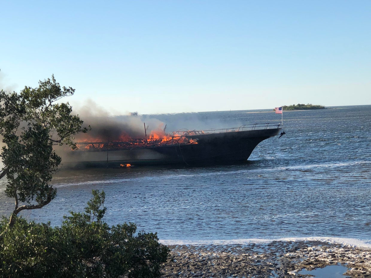 Port Richey, Florida casino boat fire: Woman dies after blaze forces ...