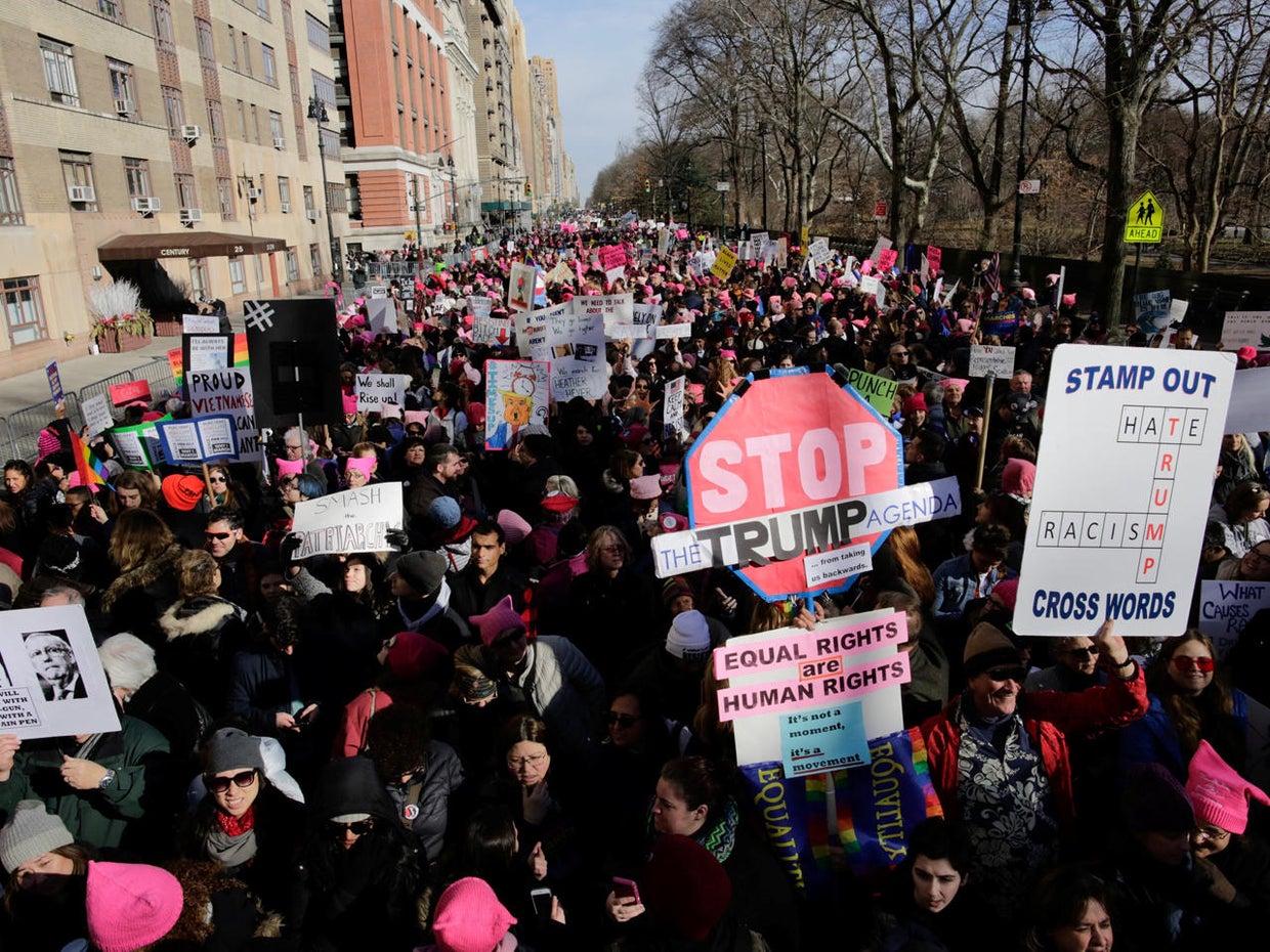 2nd annual Women's Marches held across U.S.