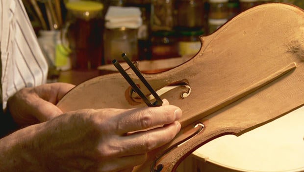 Making violins - CBS News