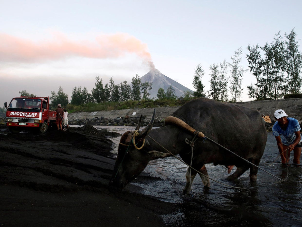 Volcanic eruption in the Philippines