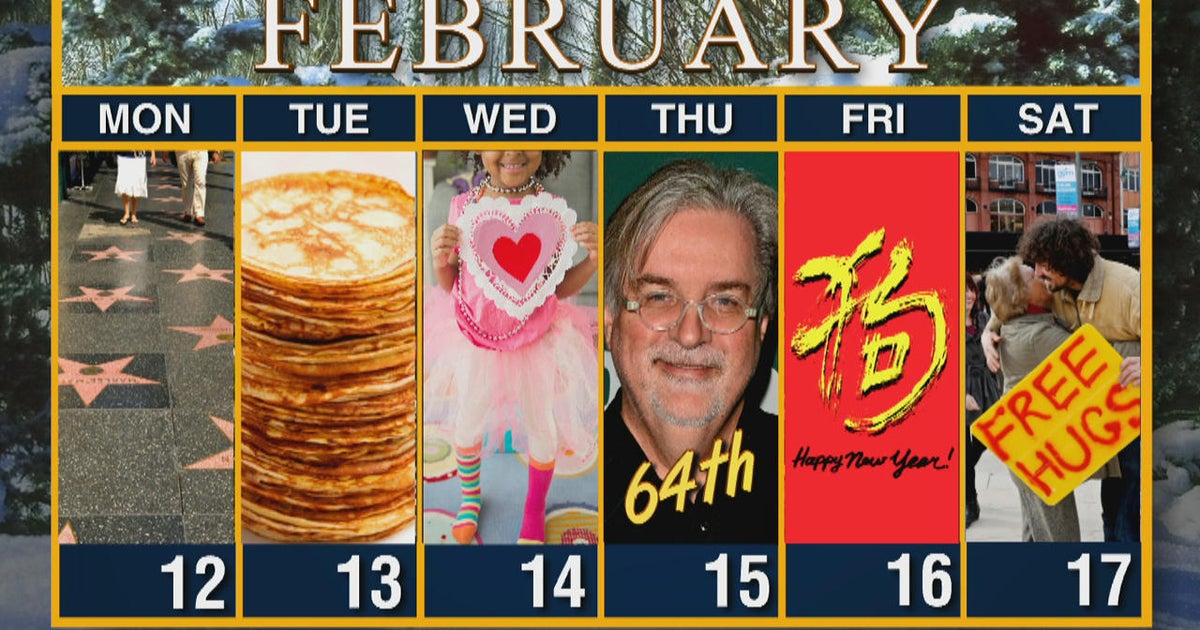 Calendar: Week of February 12 - CBS News
