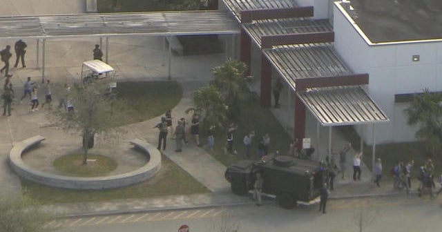 At least 20 injured in Florida high school shooting - CBS News
