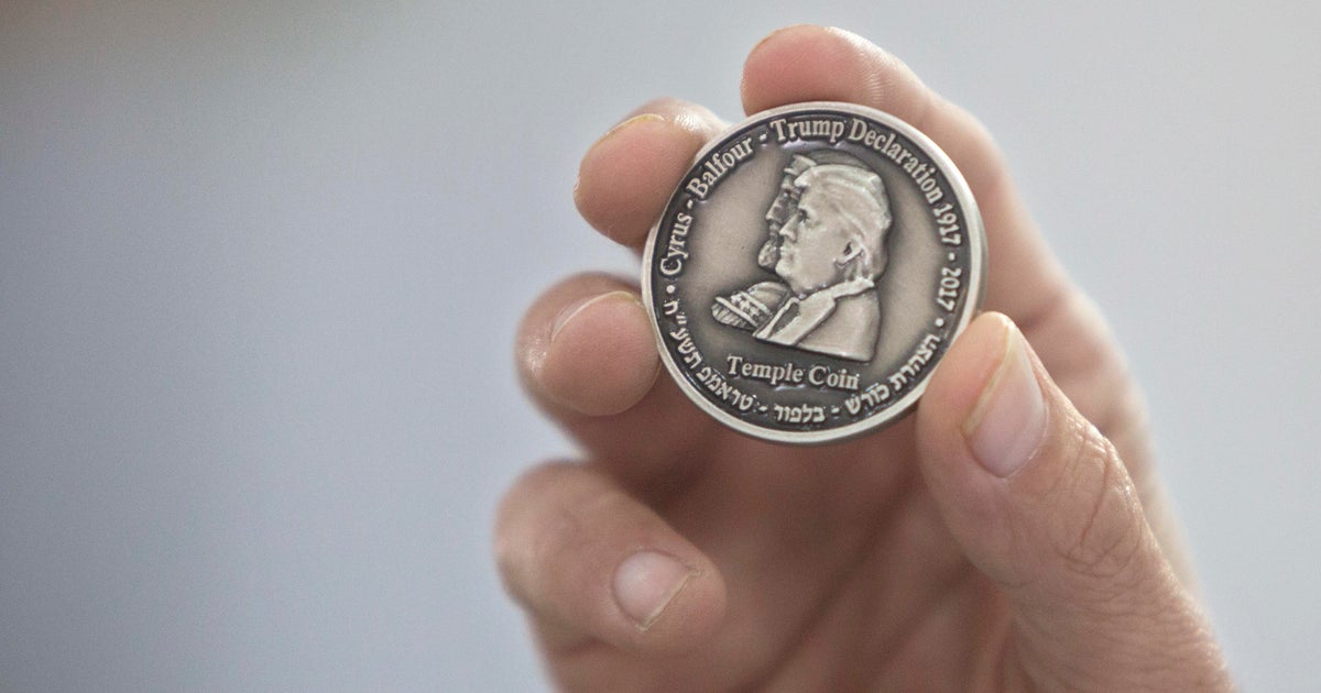 Israel Trump coin honors recognition of Jerusalem as capital - CBS News