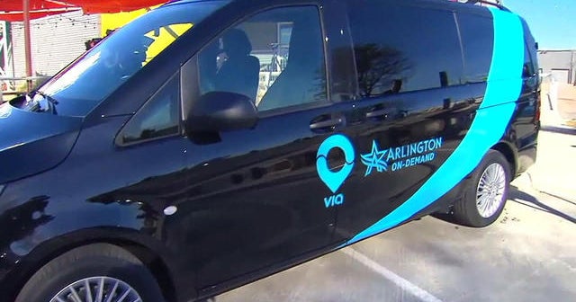 Texas city ditches buses for Via ride-hailing service - CBS News