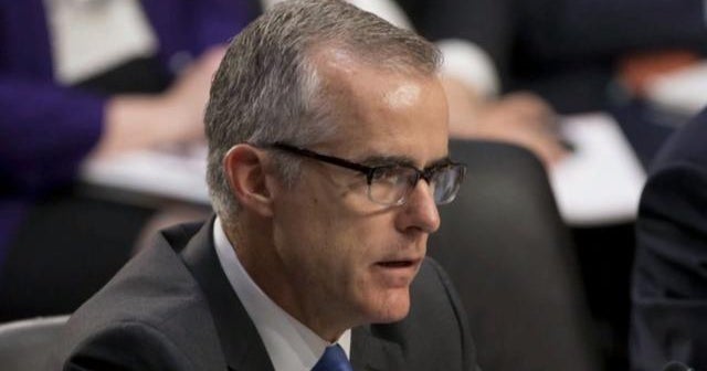 Ex-FBI No. 2 Andrew McCabe wrote memo on Comey firing – AP - CBS News
