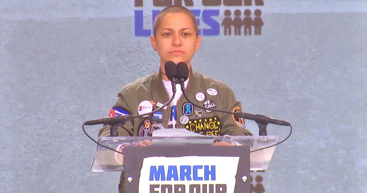 Emma González speech: March For Our Lives 6 minute moment of silence ...