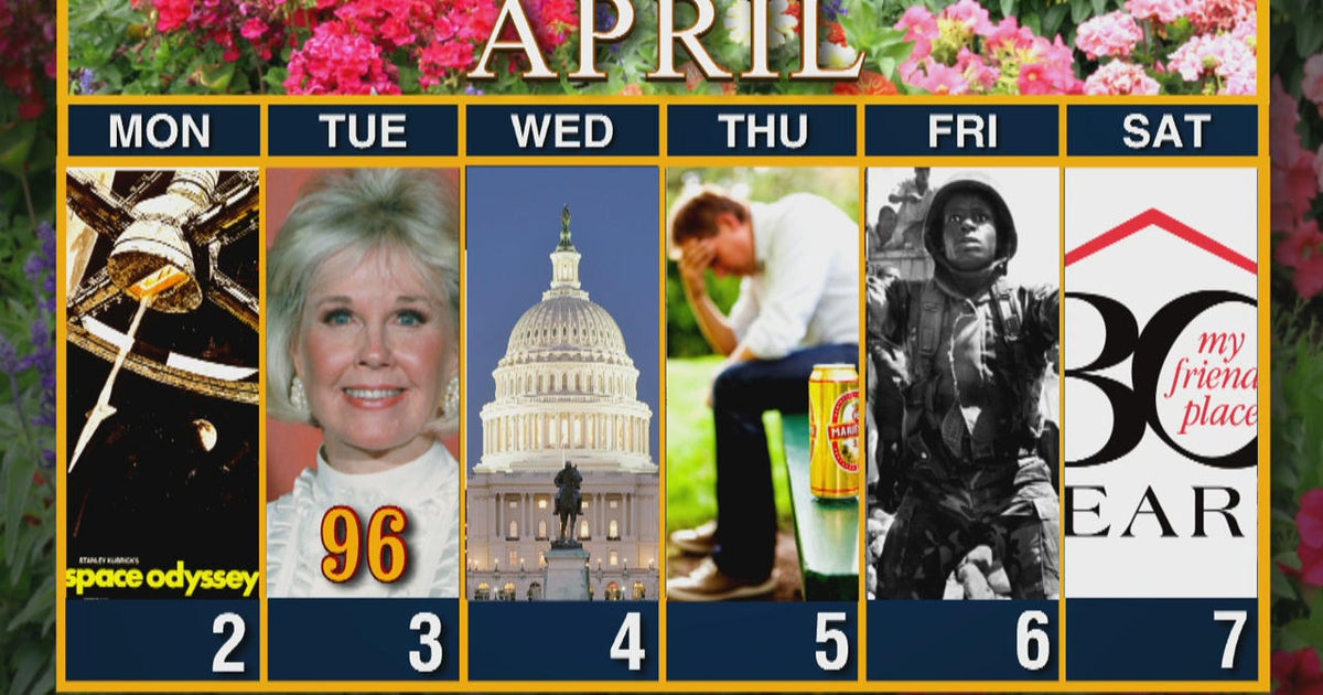 Calendar: Week of April 2 - CBS News