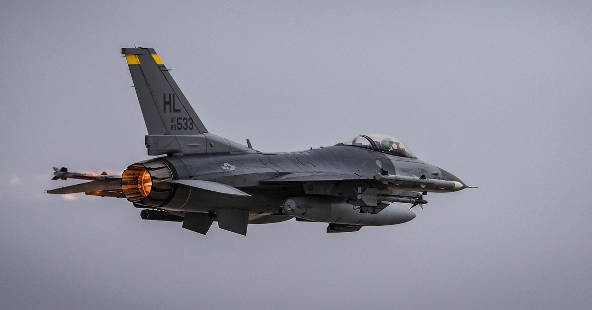 F-16 crash today: Nellis Air Force Base in Nevada - CBS News