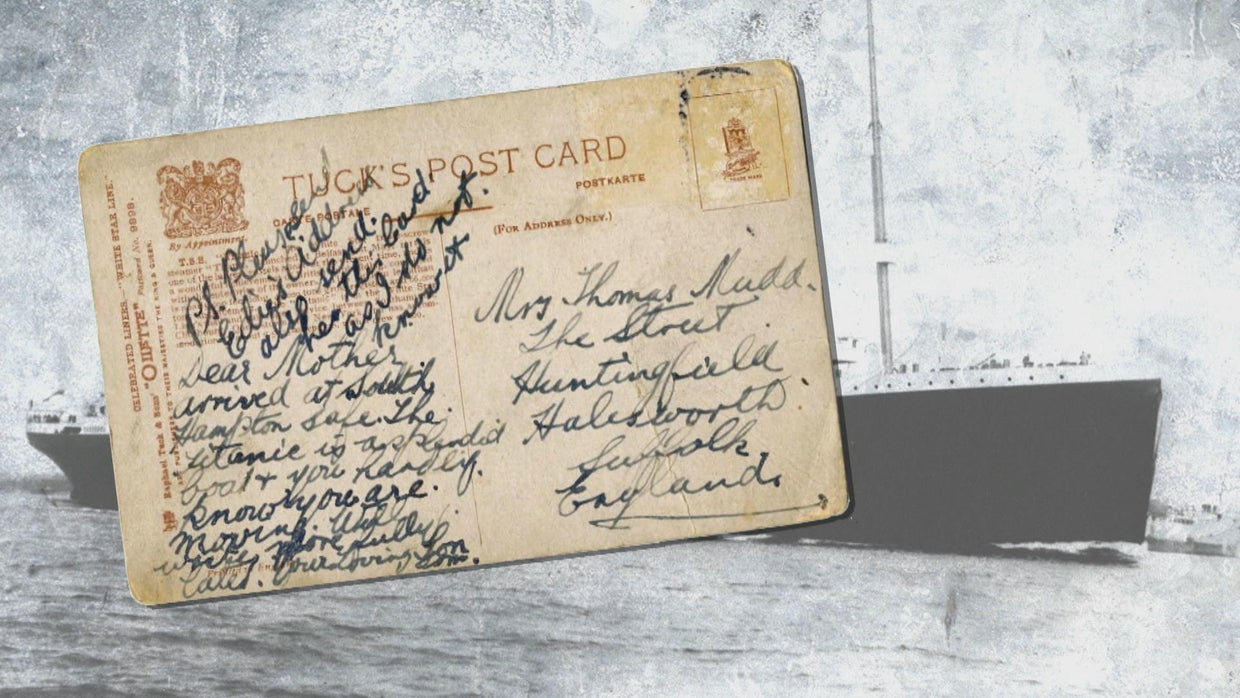 Rare dispatches from the Titanic head to auction - CBS News