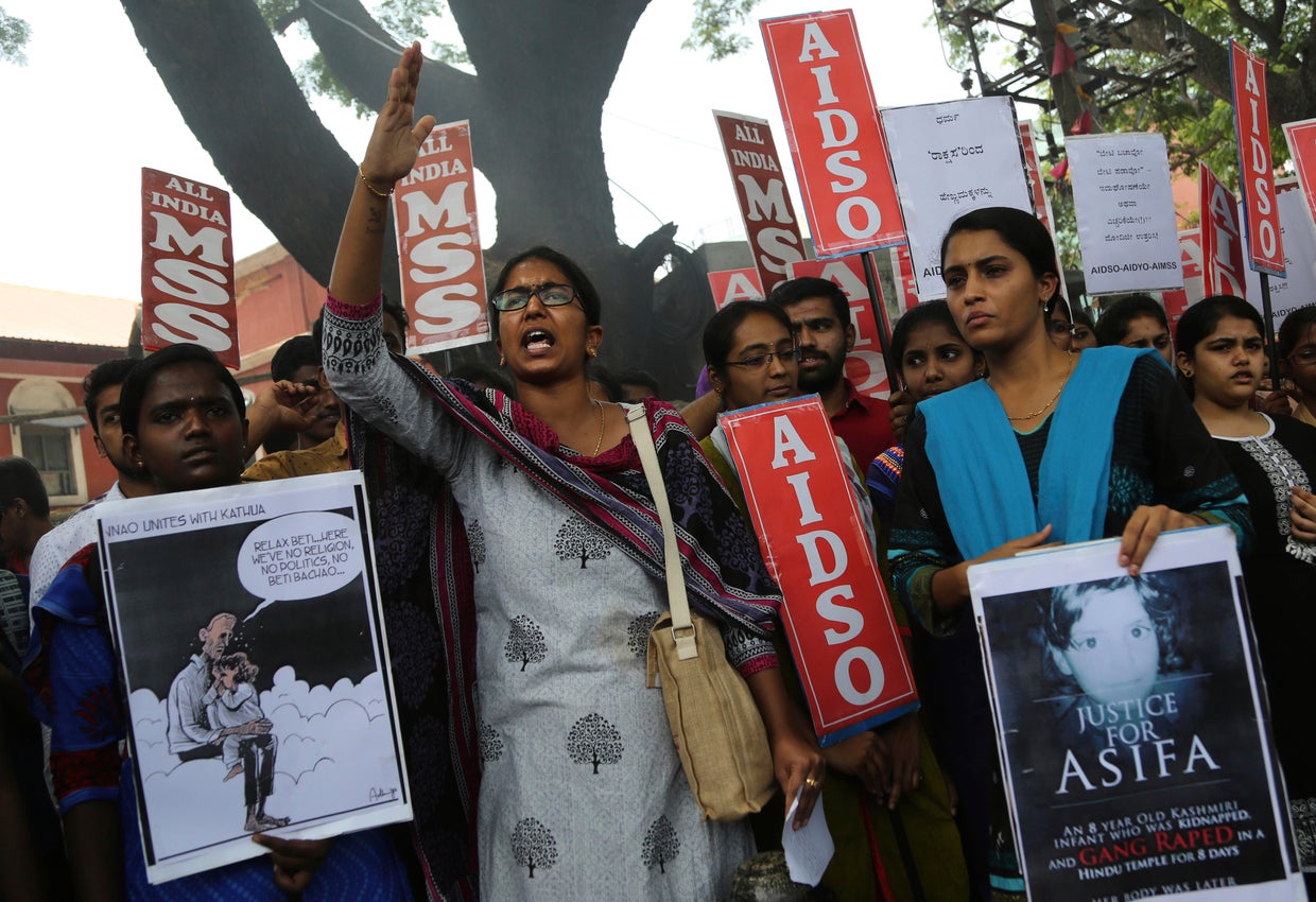 8-year-old girl's rape, murder causes outrage across India - CBS News