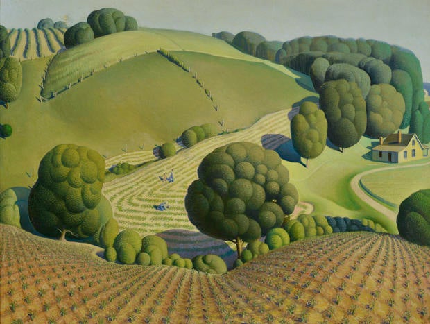 Grant Wood: An American artist - CBS News