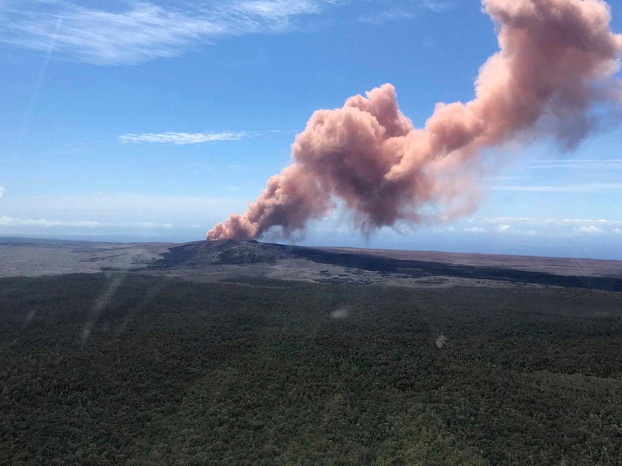 Volcanic eruption in Hawaii