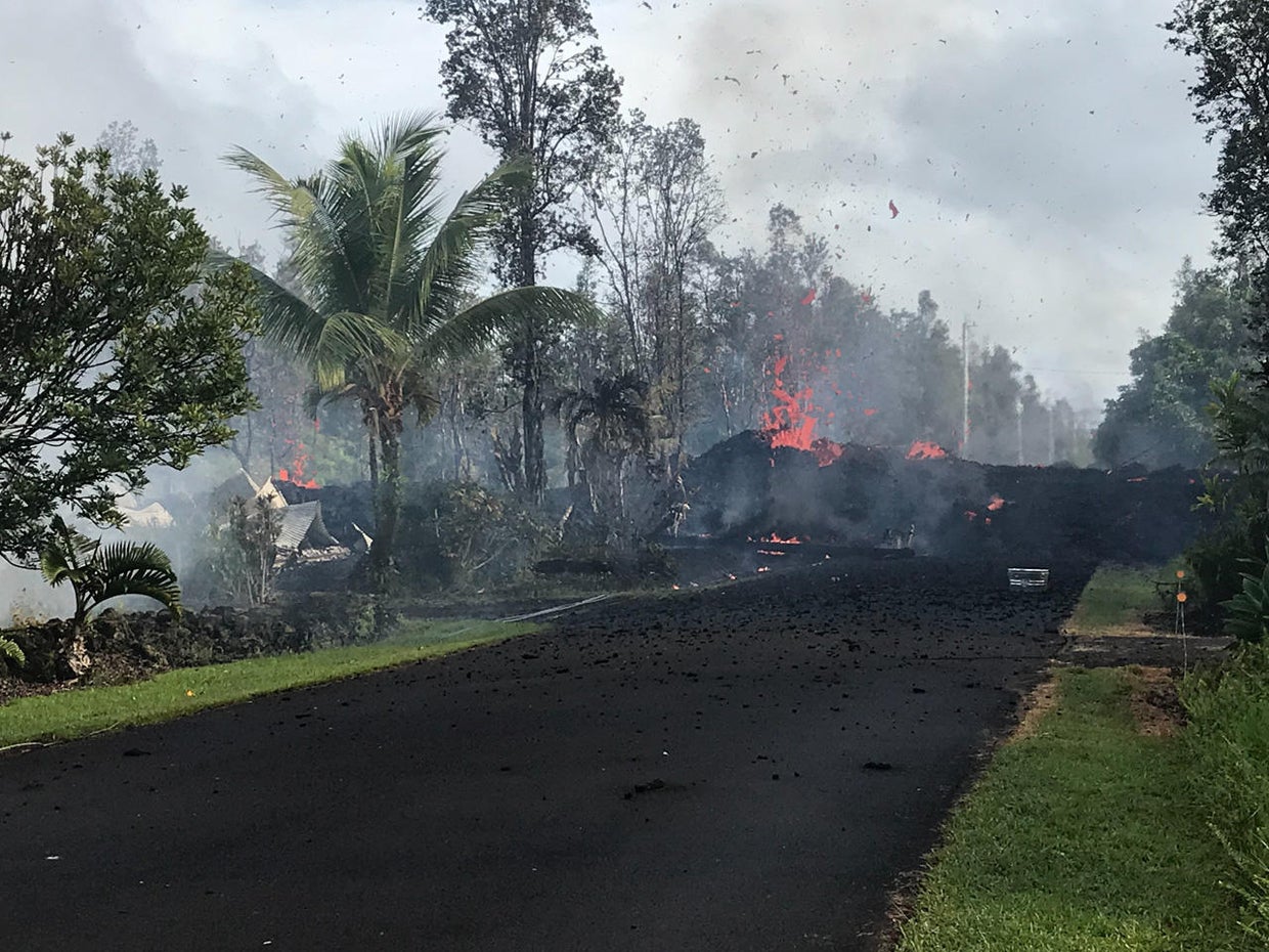 Volcanic eruption in Hawaii