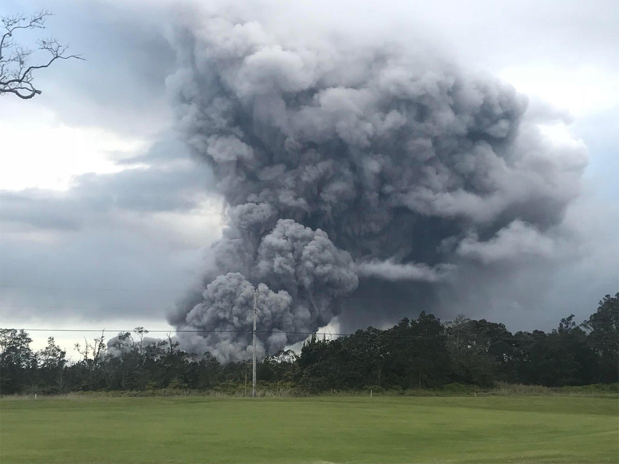 Volcanic eruption in Hawaii