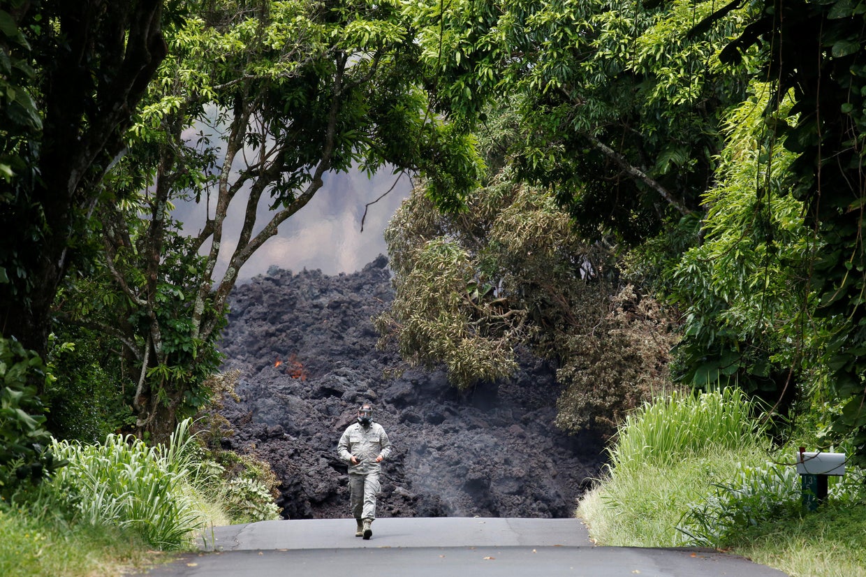 Volcanic eruption in Hawaii