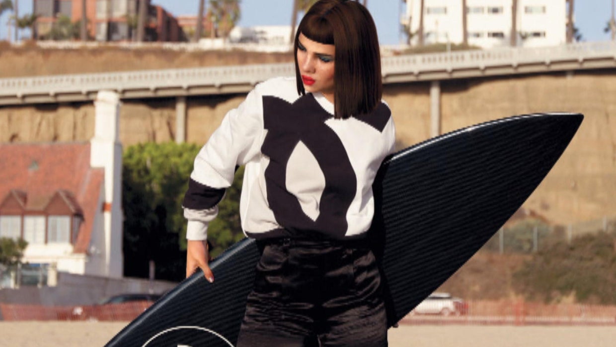 Computer-generated models' social media influence on the rise - CBS News