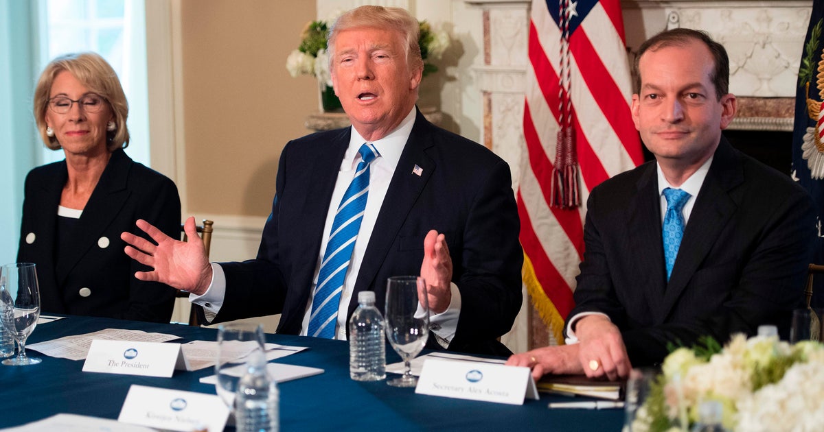 Alex Acosta: Trump praises labor secretary accused of letting child ...
