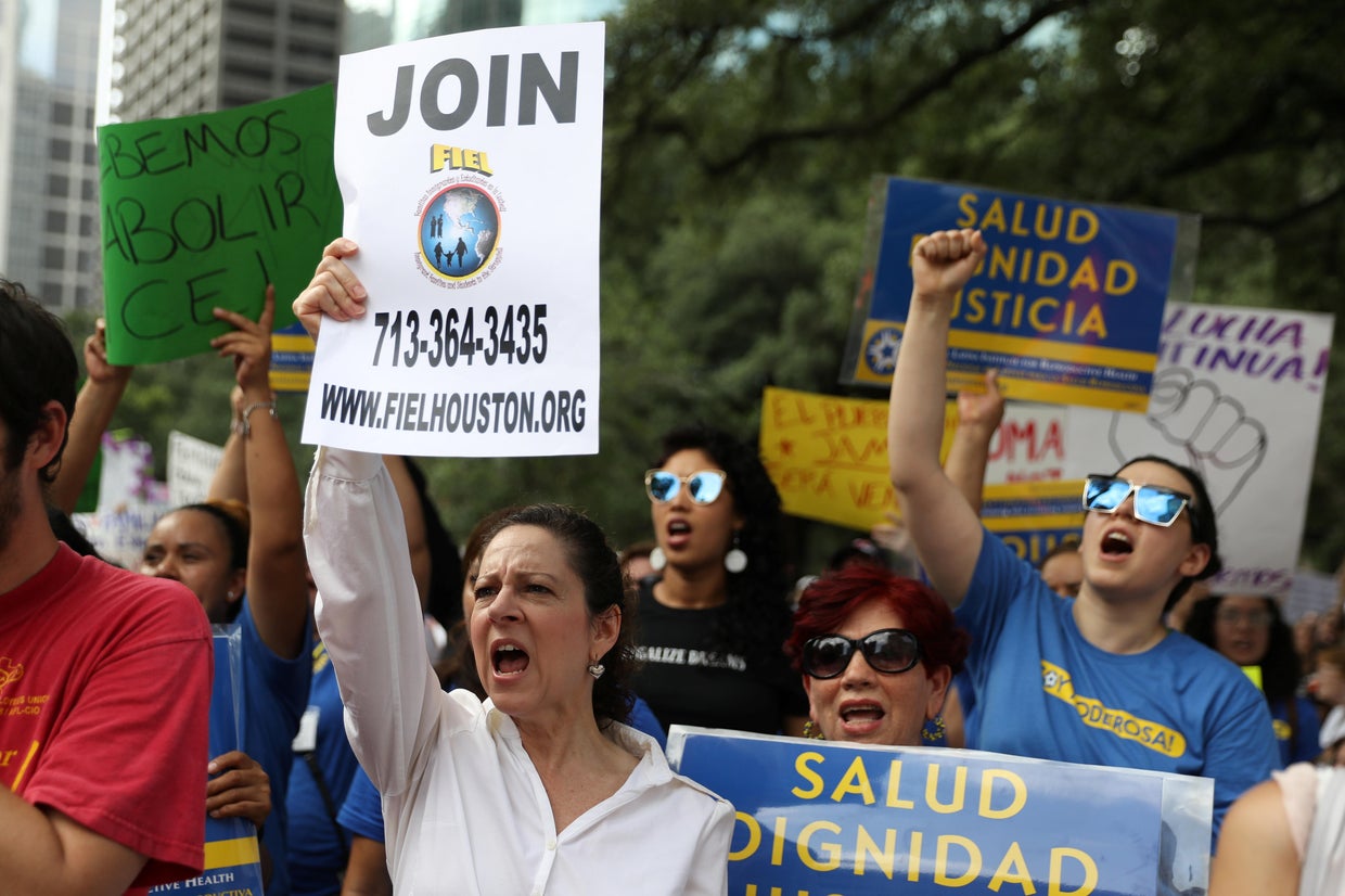 Immigration protests: Signs from marches across the U.S.