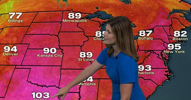 Heat wave forecast - CBS News