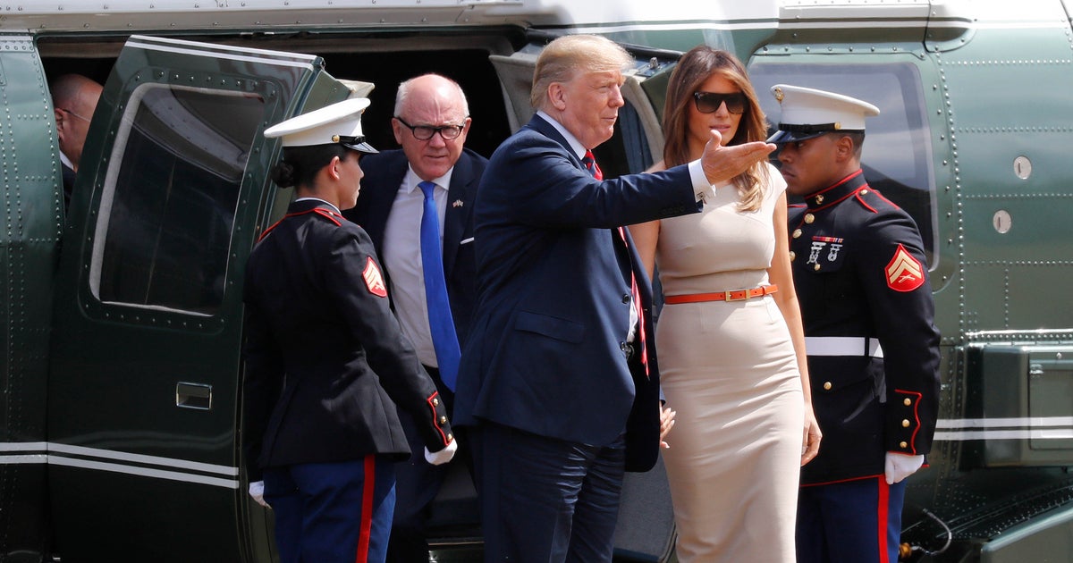 Donald Trump in UK as protesters plan to fly "Trump baby" balloon ...
