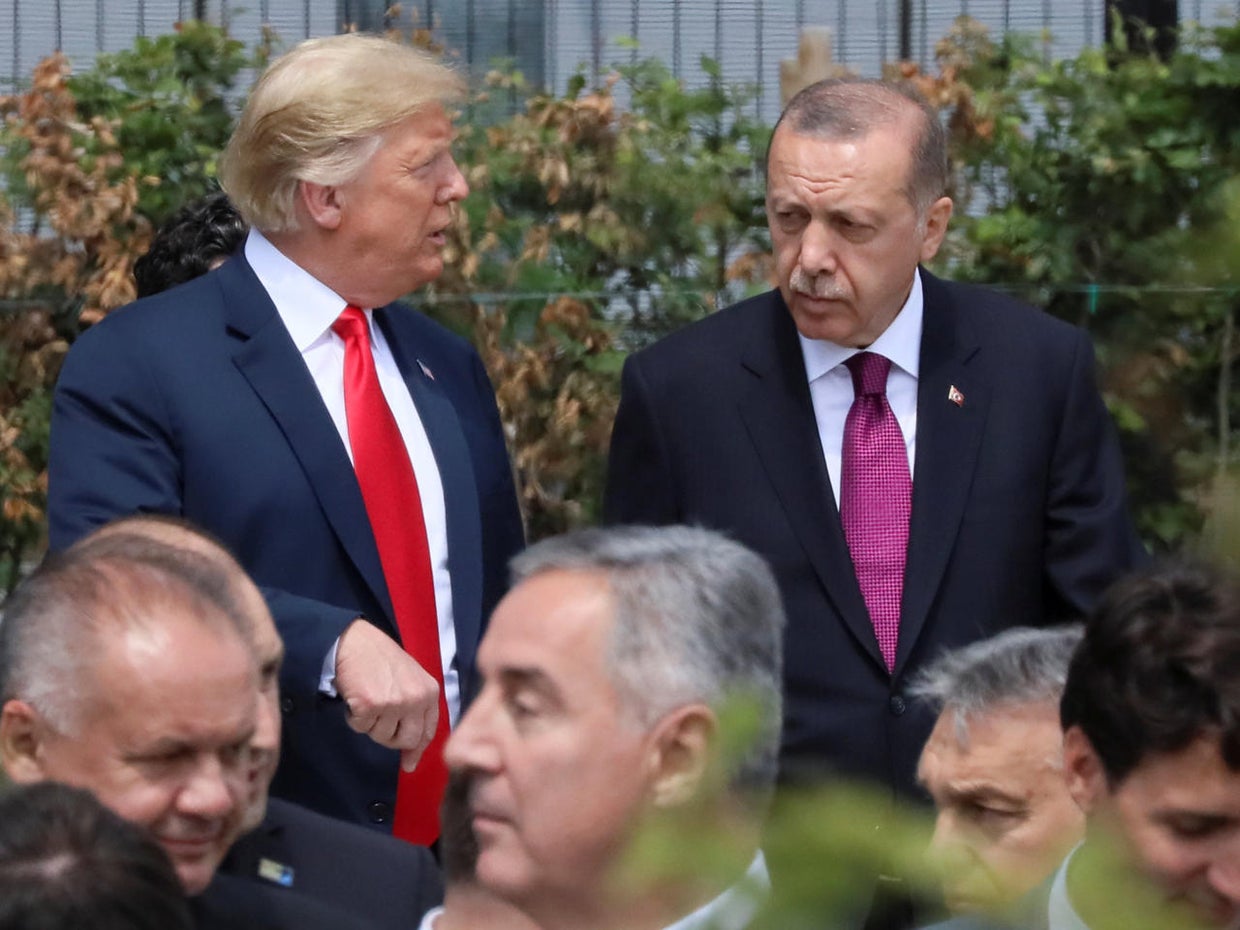 Trump fist-bumped Turkish leader Erdogan, said he "does things the ...