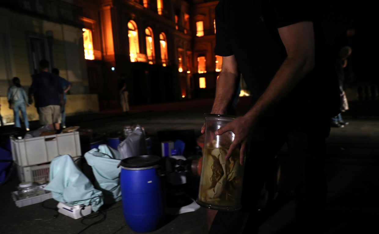 National Museum fire today: Massive blaze engulfs 200-year-old museum ...