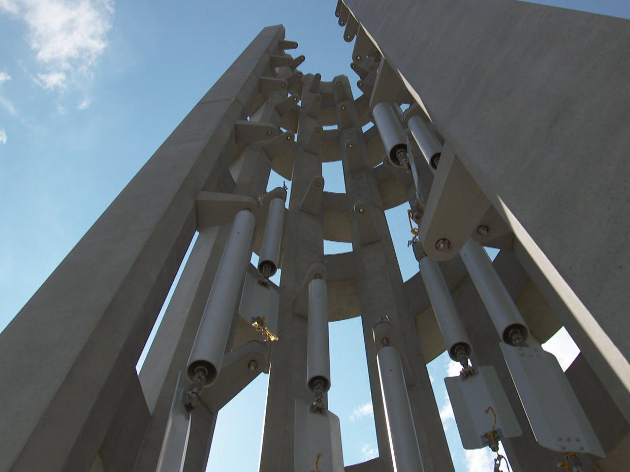9/11 heroes honored with wind chime memorial - CBS News