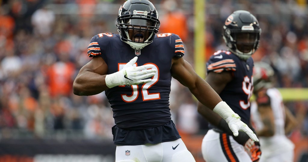 Mack Named NFC Defensive Player Of The Month - CBS Chicago