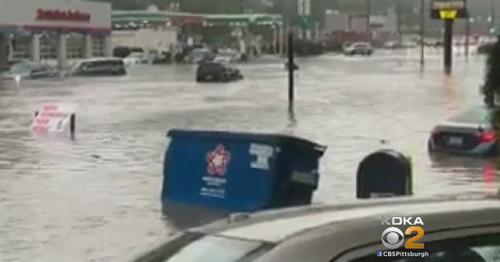 South Hills Flash Flooding Snarls Rush Hour Traffic - CBS Pittsburgh