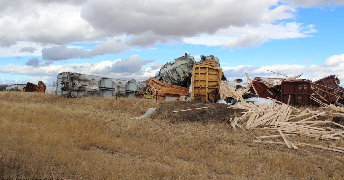One Dead, One Missing After Freight Trains Collide Near Cheyenne - CBS ...
