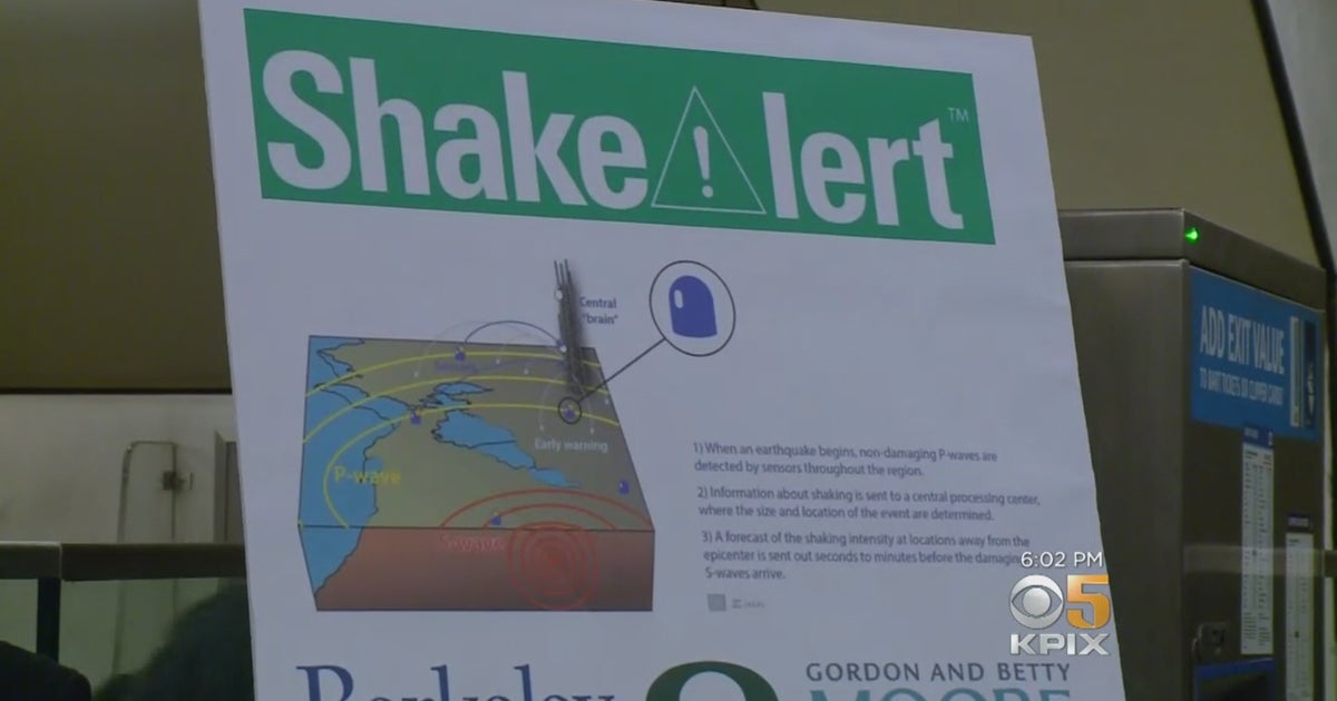 Updated Earthquake Alert System Tested on BART - CBS San Francisco