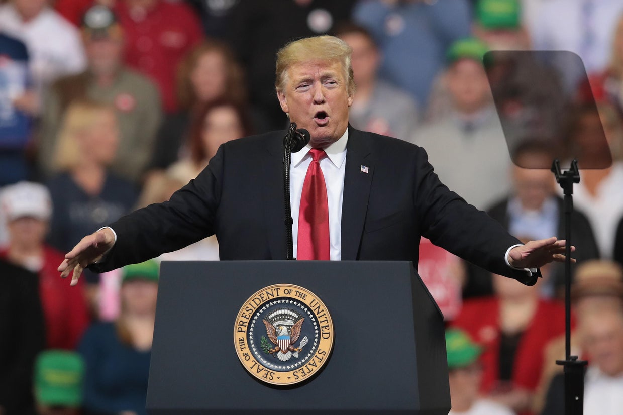 Donald Trump MAGA rally in Iowa: President Trump holds rally at Mid ...