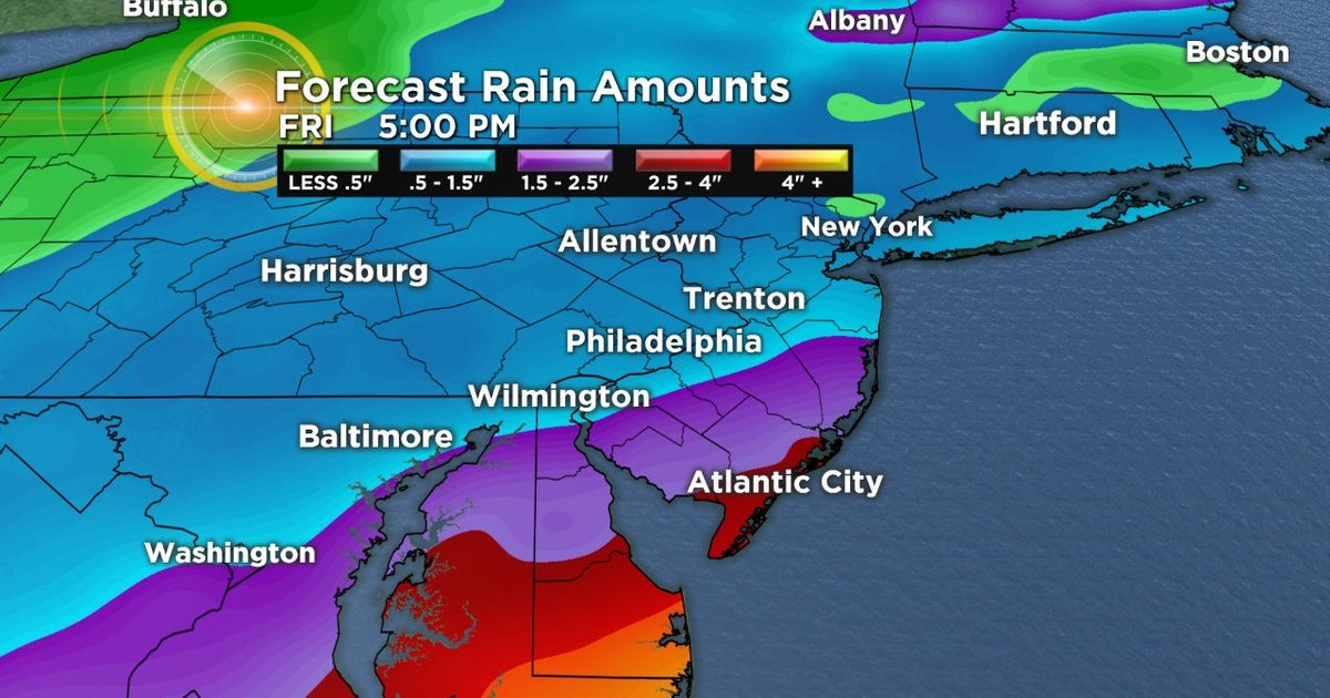 Hurricane Michael Rains Expected To Sweep Through Region - CBS Philadelphia