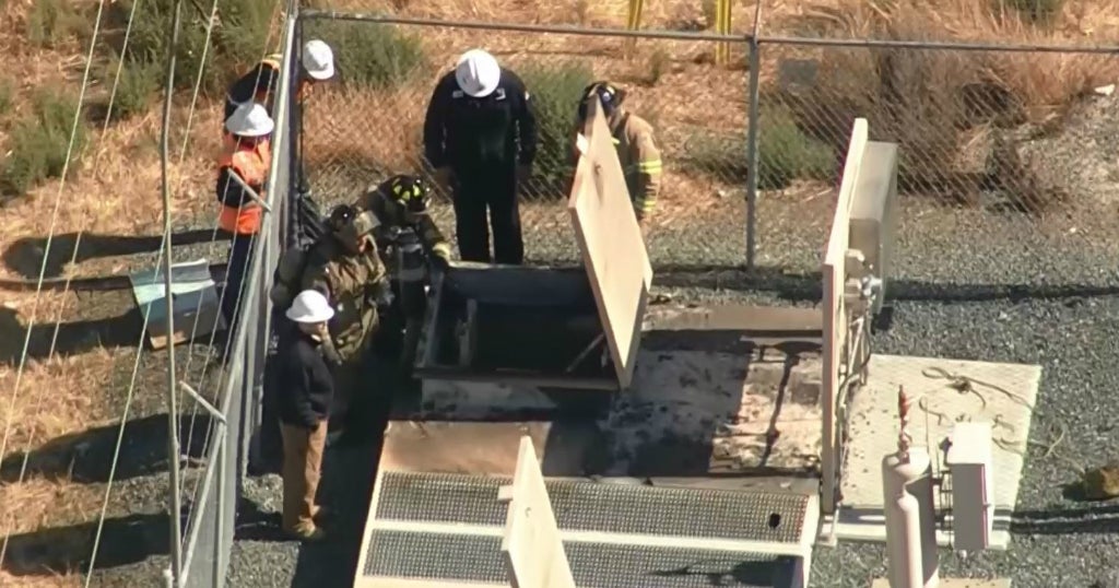 PG&E Vault Fire in San Rafael Cuts Power to Thousands - CBS San Francisco