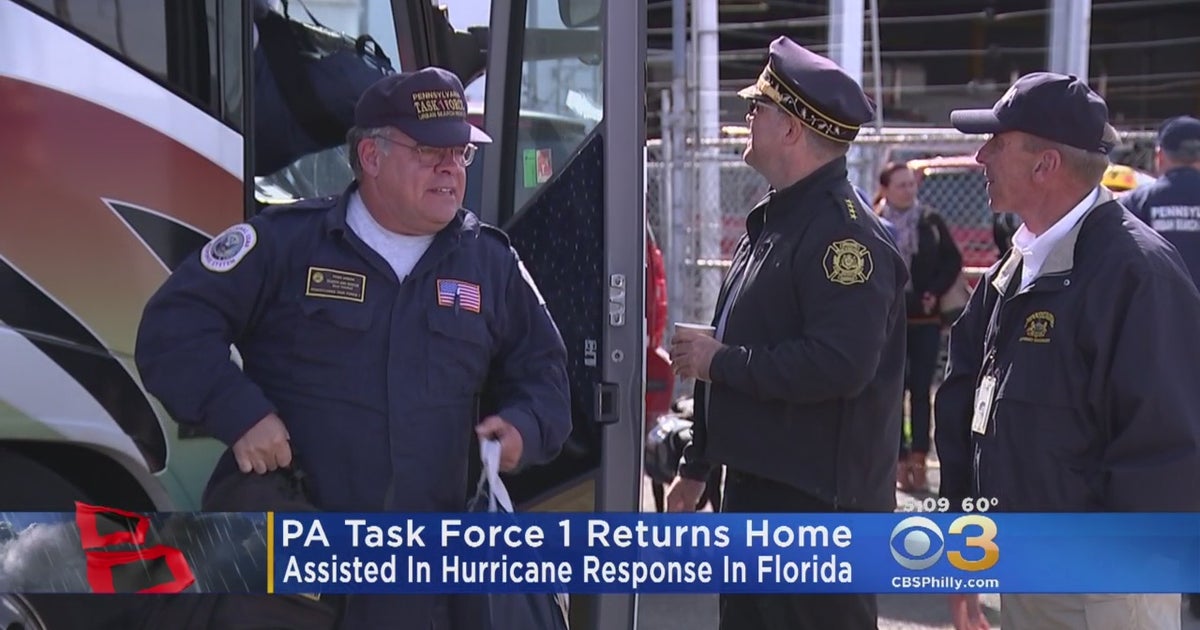 PA Task Force 1 Returns Home After Assisting With Hurricane Response ...