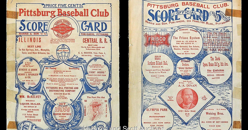 Rare Program From First World Series Sold For $228,780 - CBS Boston