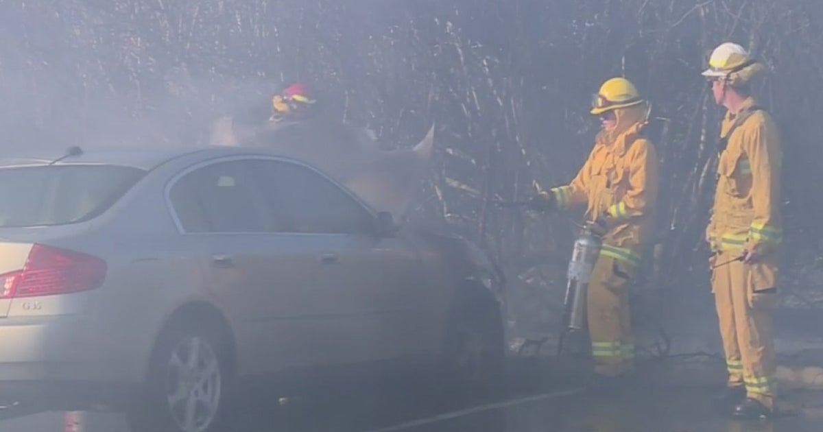 Grass Fire Along Highway 113 Burns 5 Vehicles Parked At UC Davis - Good ...